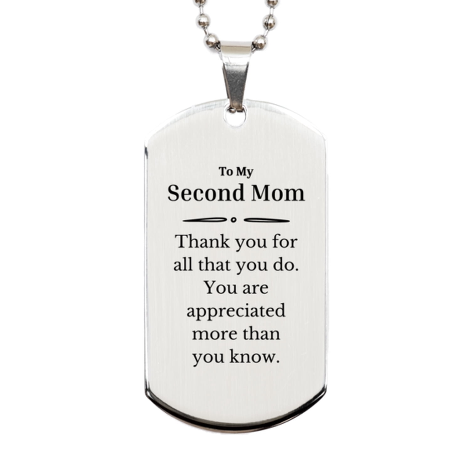 To My Second Mom Thank You Gifts, You are appreciated more than you ...