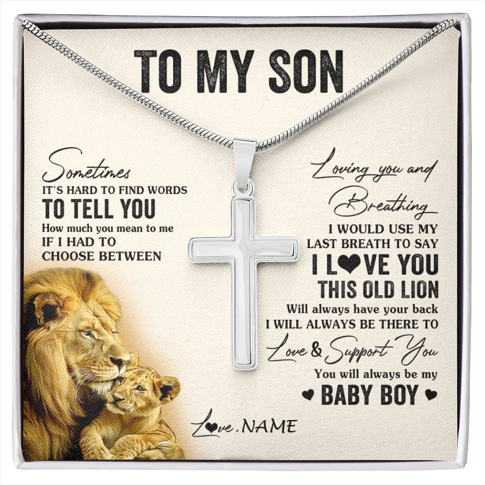To My Son From Dad Father I Love You This Old Lion Son Birthday ...