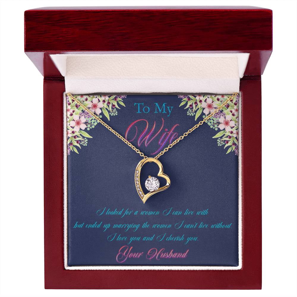To My Wife Gift From Husband - I Love You And Cherish You - Forever ...