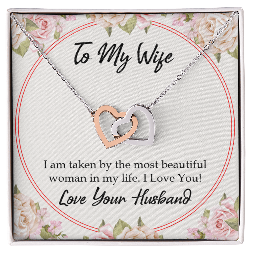 To My Wife Taken by The Most Beautiful Woman Inseparable Necklace ...