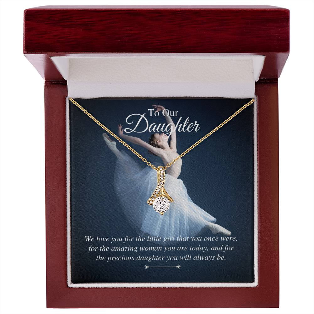 To Our Ballet Daughter - Allure Necklace, Alluring Beauty Necklace, 14k ...