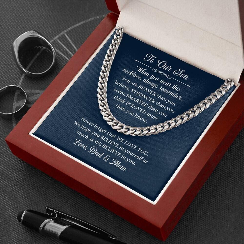 To Our Son From Mom and Dad, Birthday Gift, Son Graduation Gifts, Best ...