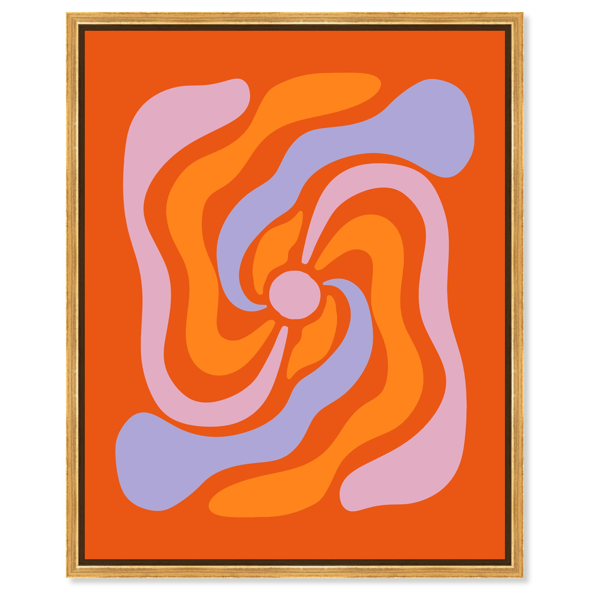 To Paste the Petals Canvas Trendy Retro Posters by Art Remedy, Gold ...