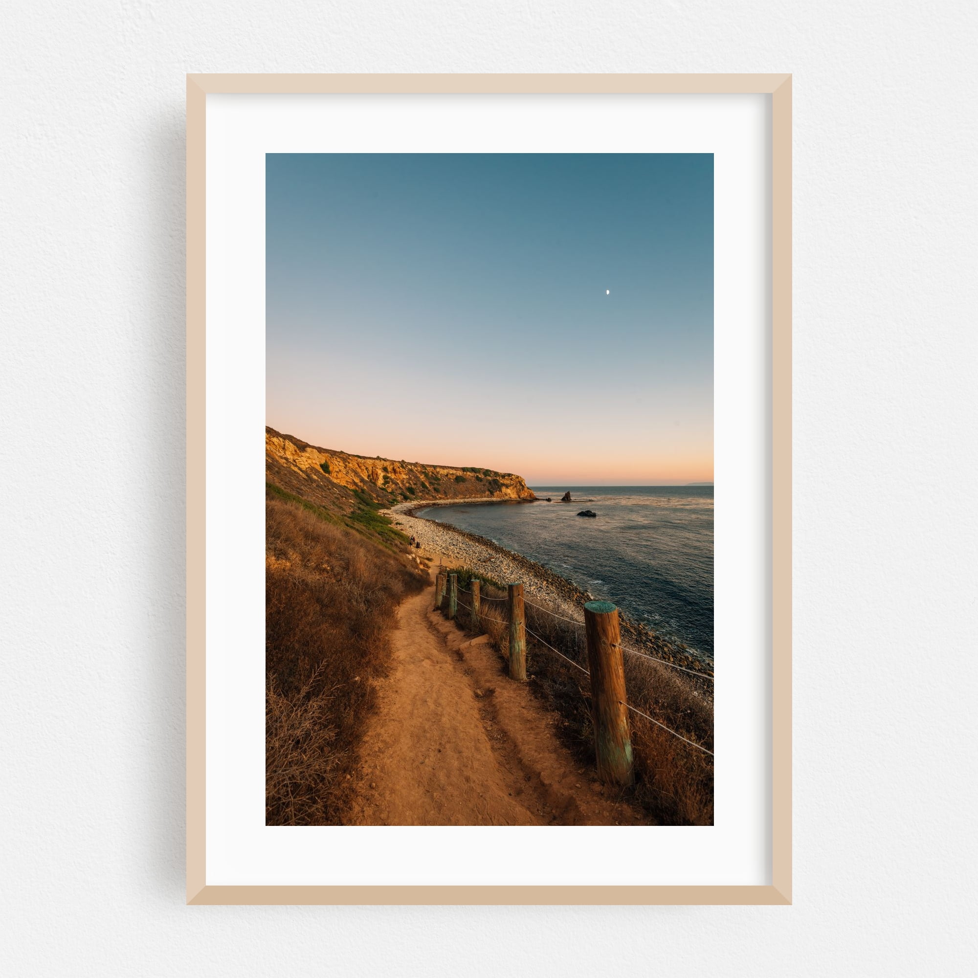 To Pelican Cove - Rancho Palos Verdes California Photography Oak Framed ...