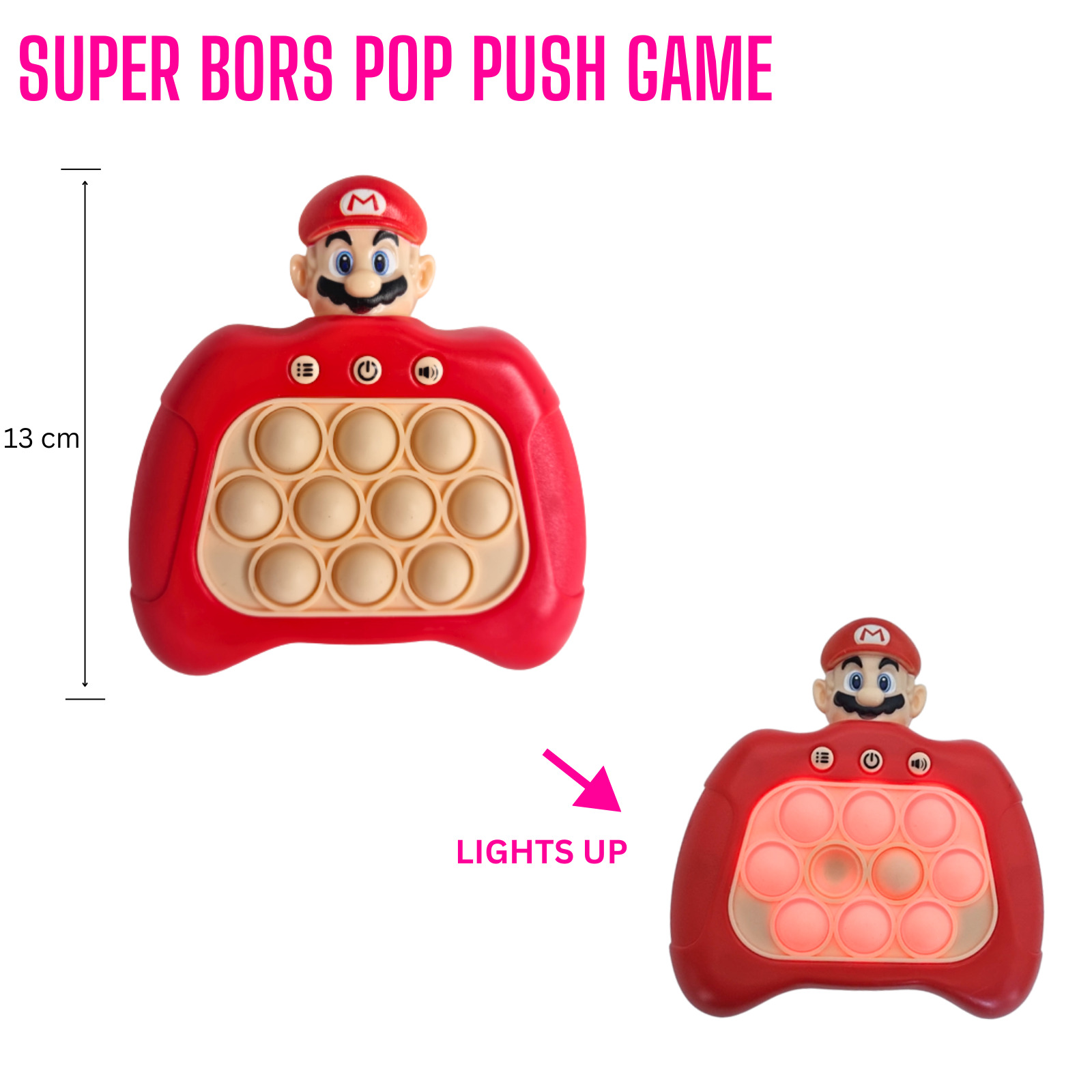 To-Popgamebros - Super Mario Bros Pop Push Game - Walmart.com