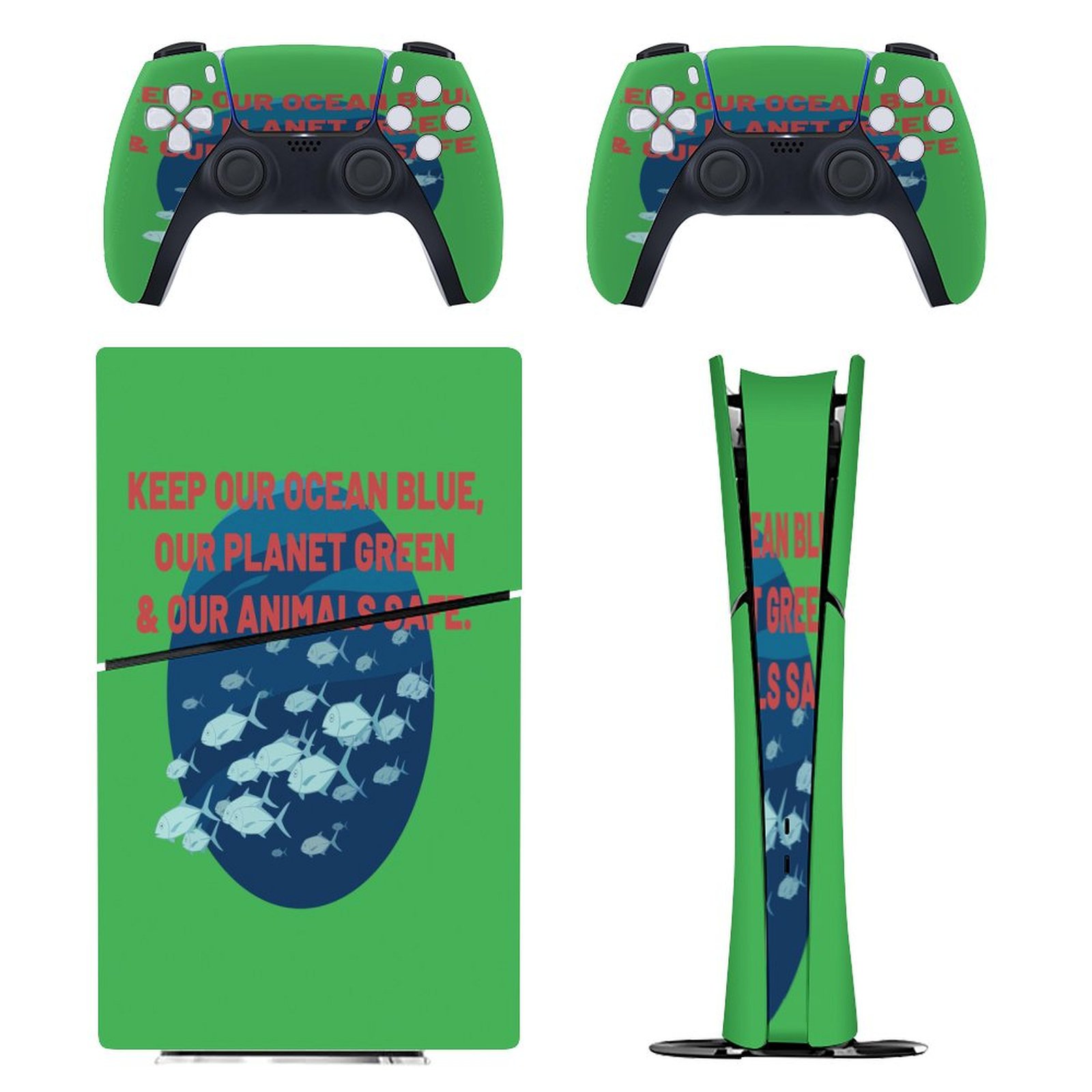 To Protect The Environment Ocean Fish School PS5/PS5 Slim Digital Disc ...