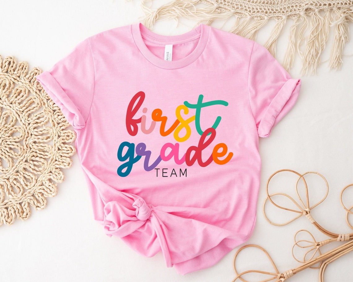 To School Shirt, 1St Grade Student Shirt, First Grade Shirt, First ...