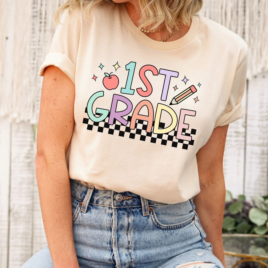 To School Shirt, 1St Grade Team, Grade Level Shirts - Walmart.com