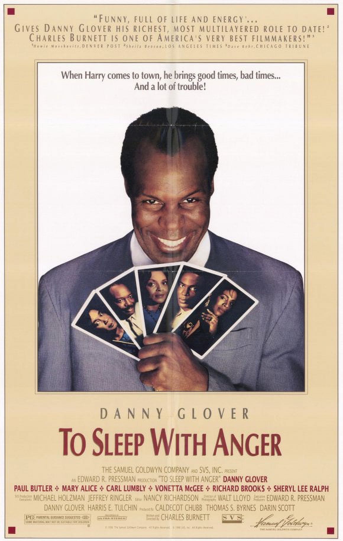 To Sleep With Anger - movie POSTER (Style A) (11" x 17") (1990 ...
