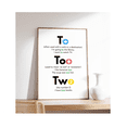 To Too Two Poster English Grammar Aid Classroom And Homeschool Learning ...