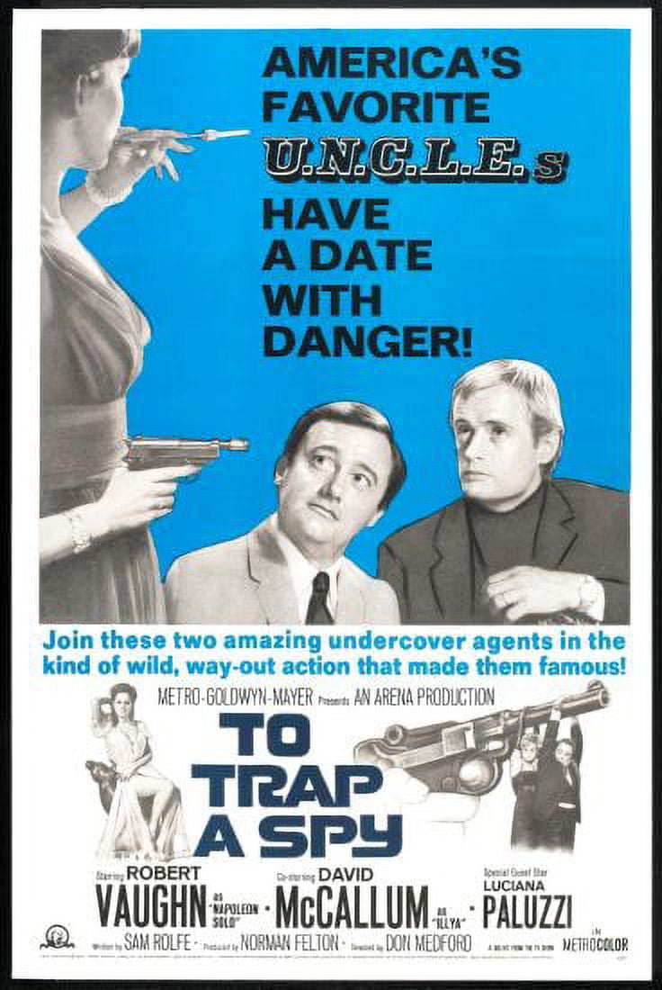 To Trap A Spy Movie poster Metal Sign 8inx 12in Print on Metal 8x12 ...