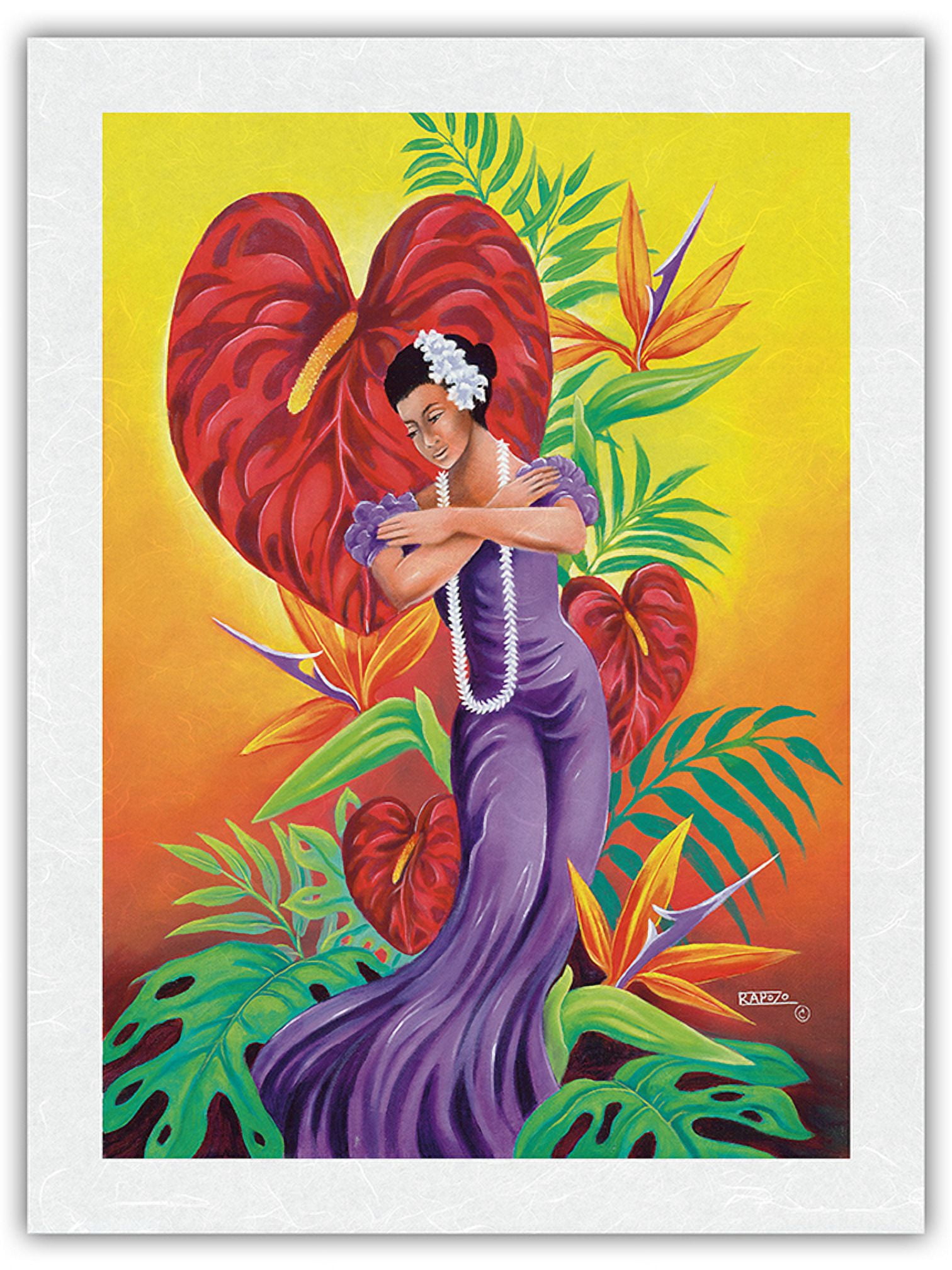 To You Sweetheart - Hawaiian Hula Dancer - From an Original Color ...