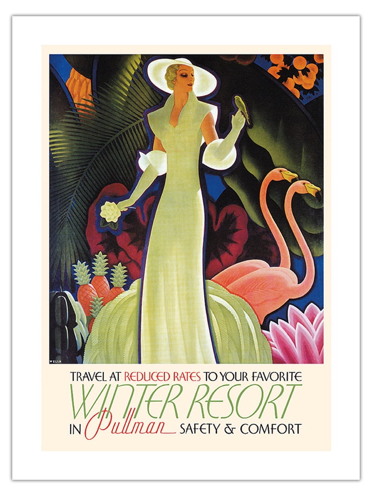 To Your Favorite Winter Resort - Pullman Company - Vintage Railroad ...