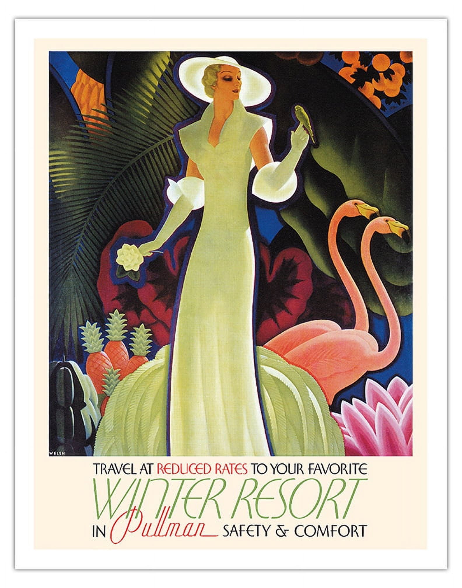 To Your Favorite Winter Resort - Pullman Company - Vintage Railroad ...