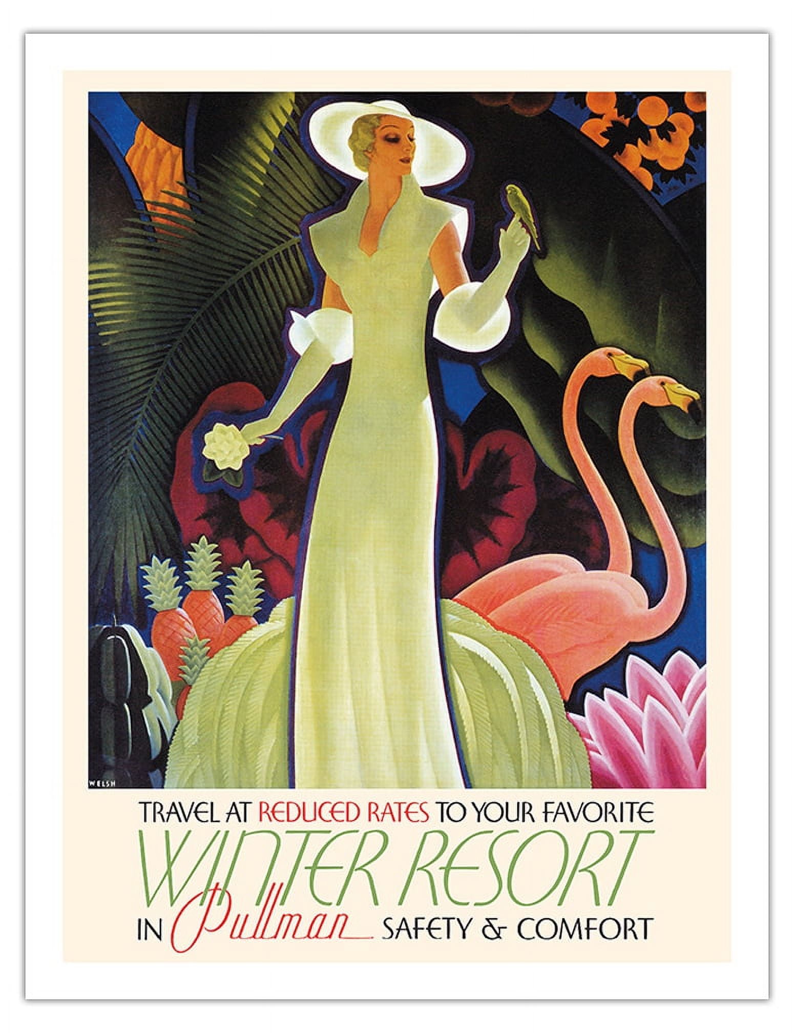 To Your Favorite Winter Resort - Pullman Company - Vintage Railroad ...