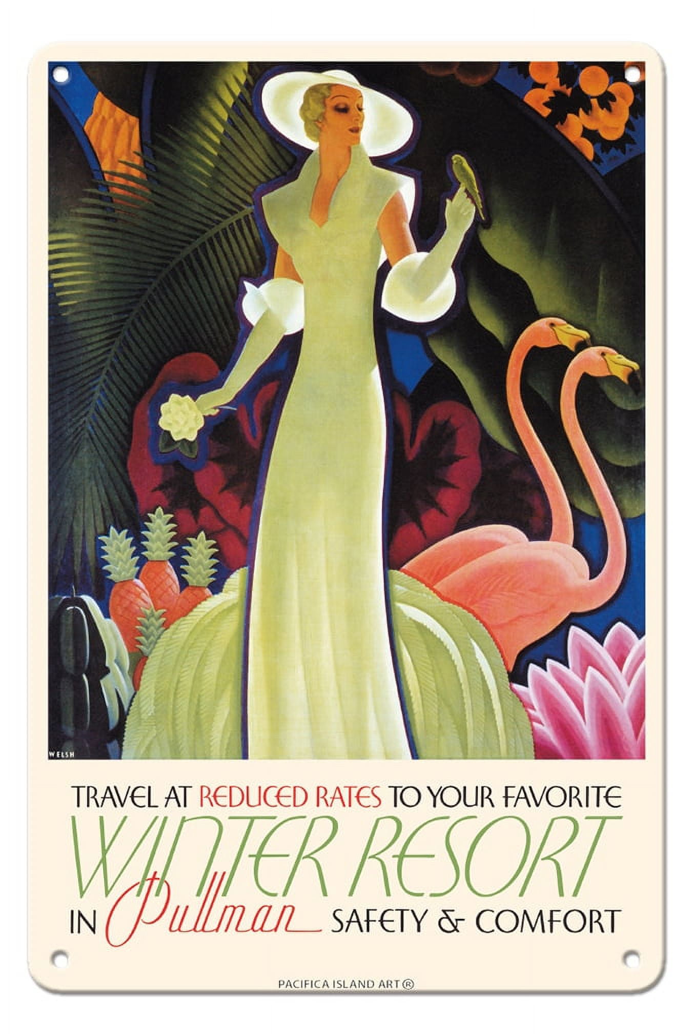 To Your Favorite Winter Resort - Pullman Company - Vintage Railroad ...