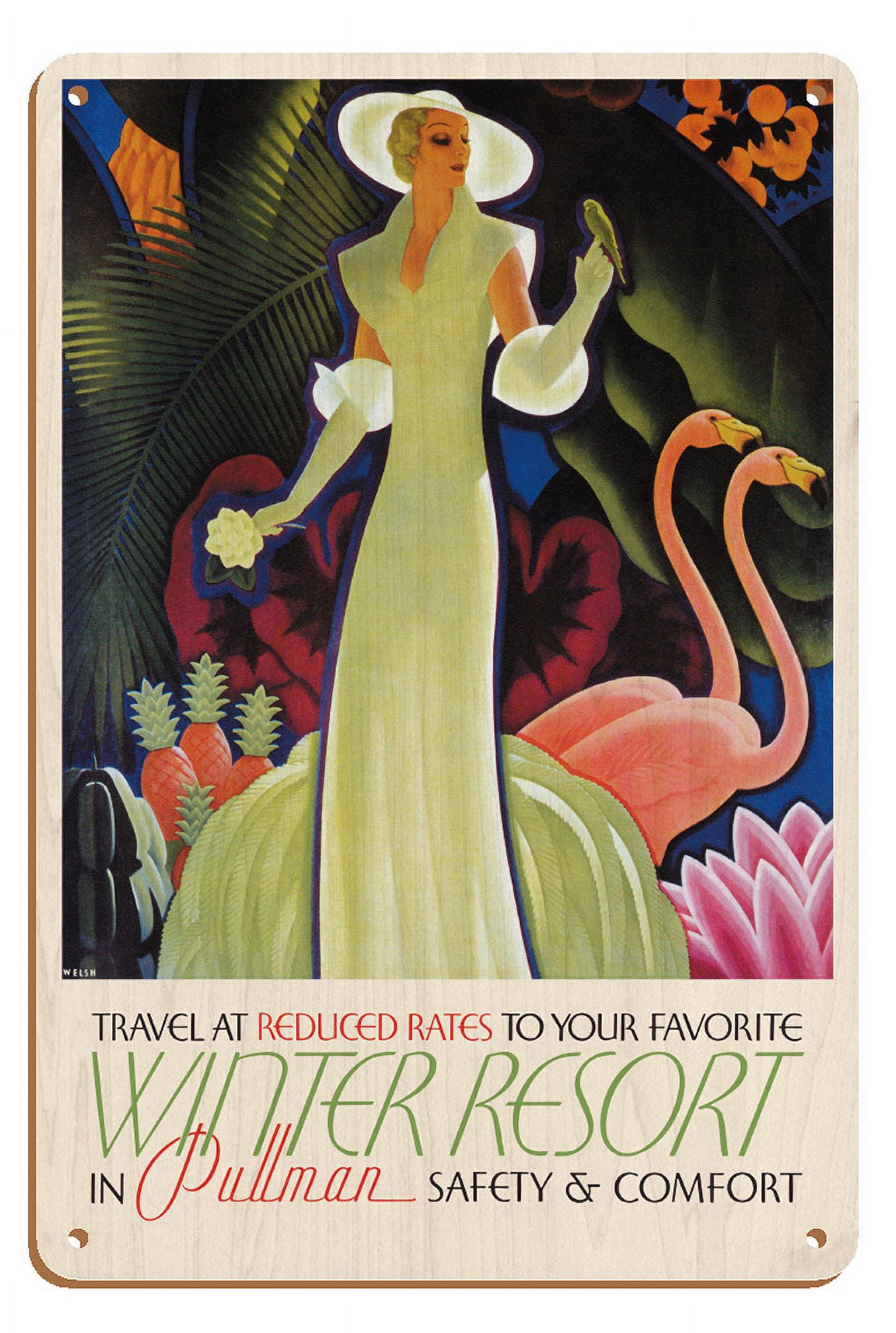 To Your Favorite Winter Resort - Pullman Company - Vintage Railroad ...