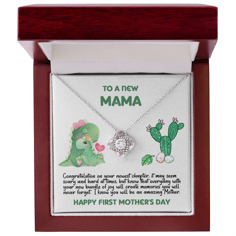 To a new Mama - I know you will be an amazing Mother - Mother's Day Gift - Love Knot Necklace ...