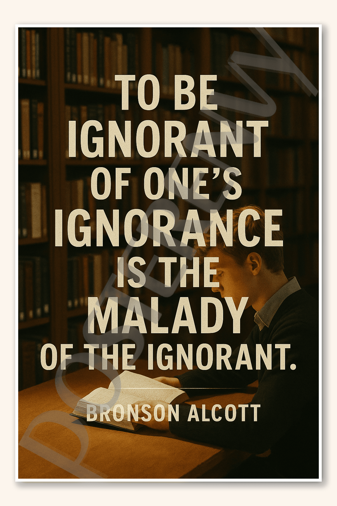 To be ignorant of one's ignorance is the malady of the ignorant ...