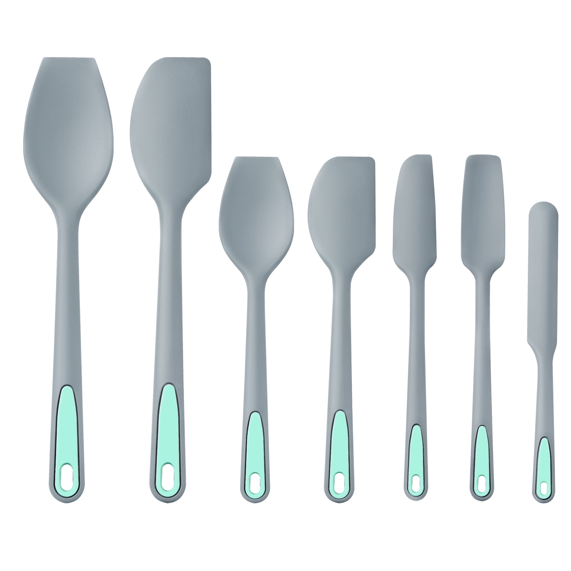 To Encounter Silicone Spatula Set, 7-Piece Nonstick Kitchen Utensils ...