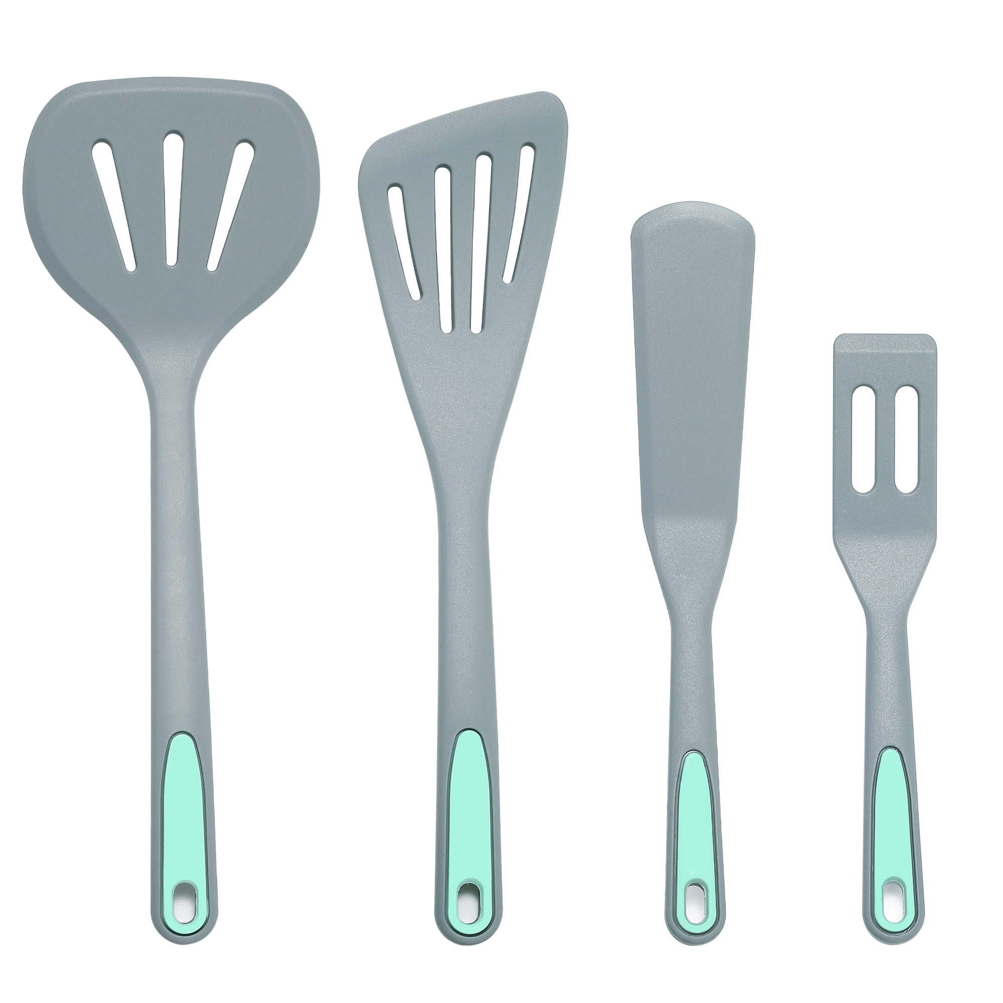 Norpro 3pc Silicone Rubber Spatula Set - Flexible Scraping Spooning ...