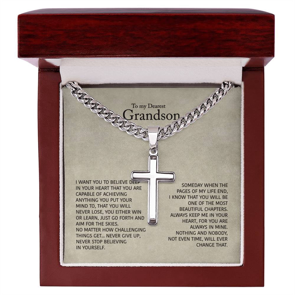 To my Dearest Grandson - Love gift for Grandsons (All Ages) - Cross ...