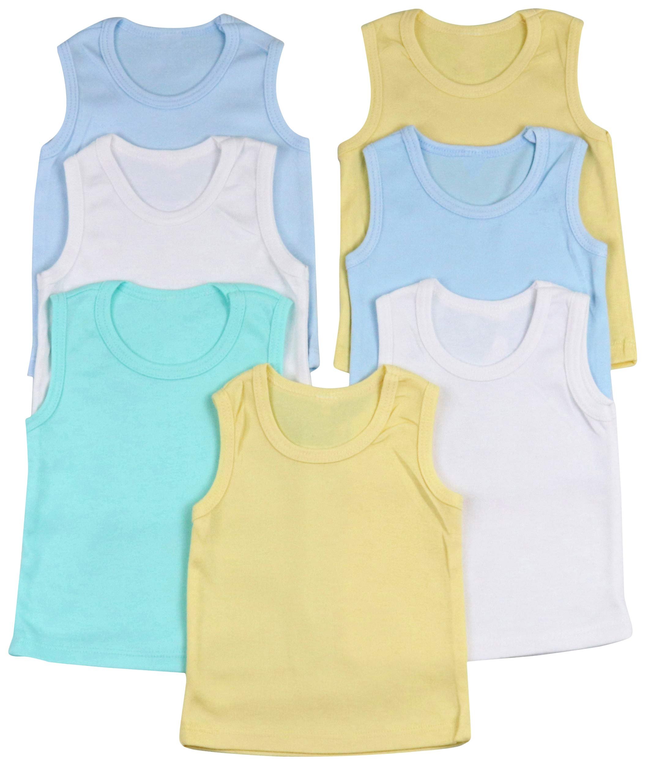 Bambini Pastel Tank Tops, 6pk (Baby Boys or Baby Girls, Unisex ...