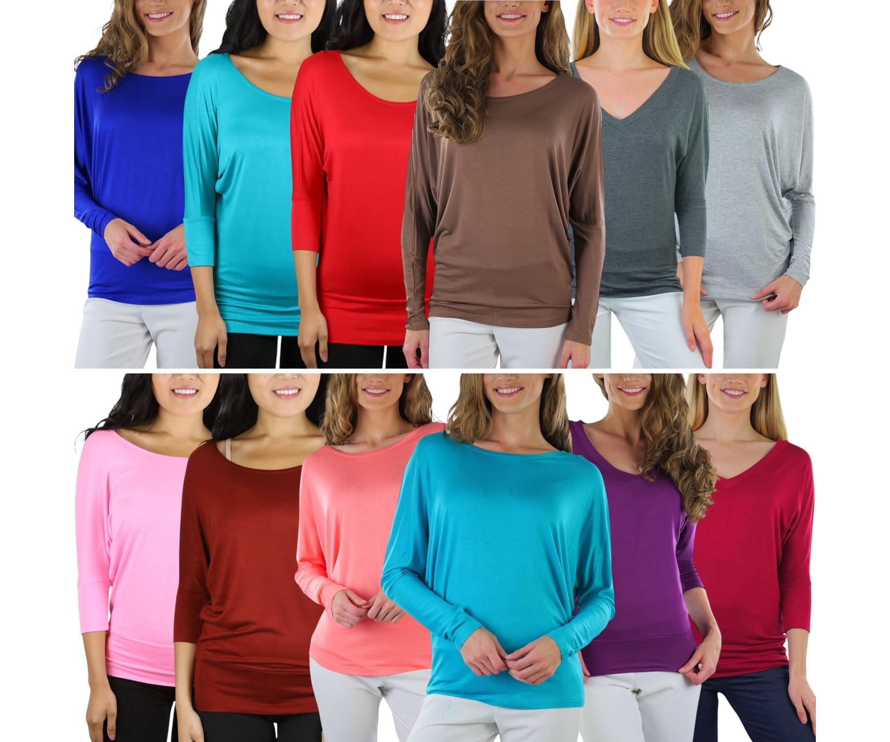 ToBeInStyle Girl's Single Randomly Selected Dolman Top - 12-14 Years ...