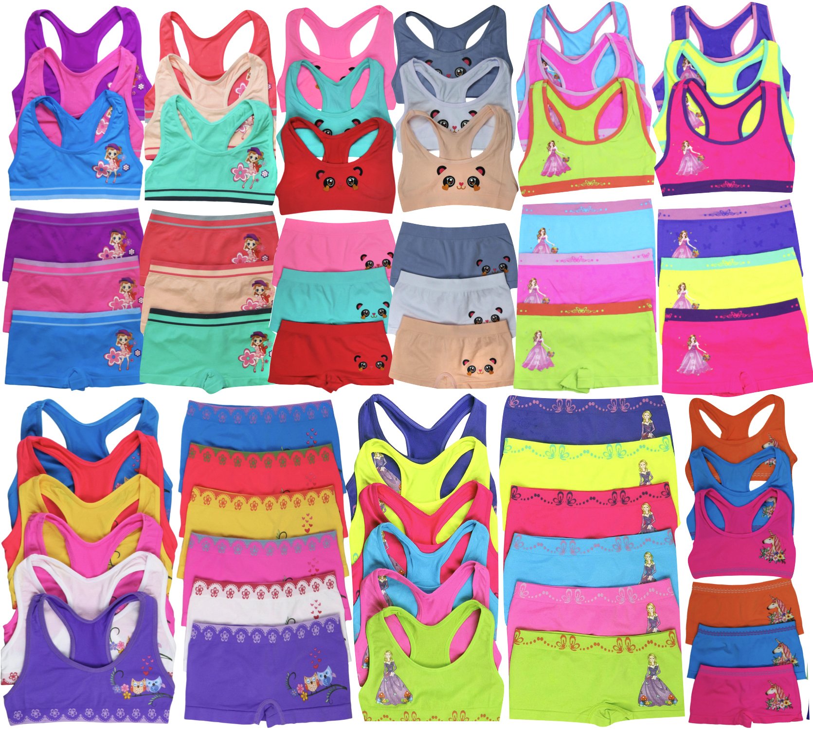 ToBeInStyle Girls Pack Of 12 Mystery Pieces 6 Racerback Tops 6 ToBeInStyle Girls Pack Of 12 Mystery Pieces 6 Racerback Tops 6
