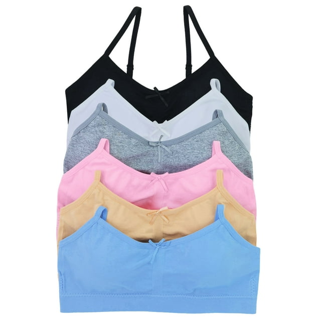 ToBeInStyle Girls' Pack of 6 Large Teen Sports Multi Trainer Padded ...