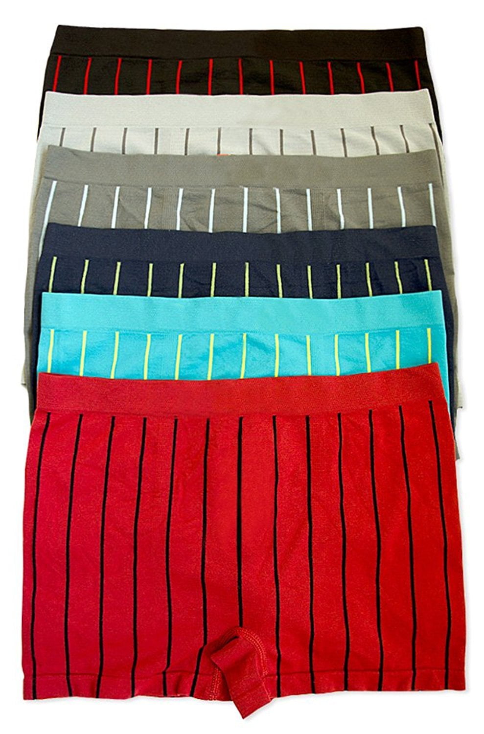 ToBeInStyle Men's Pack of 6 Boxer Briefs "Power Club" - Walmart.com