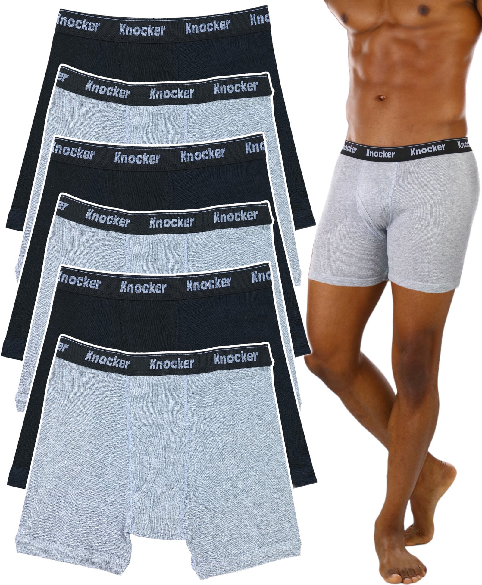 Men's ComfortSoft Waistband Boxer Briefs, 5 Pack - Walmart.com