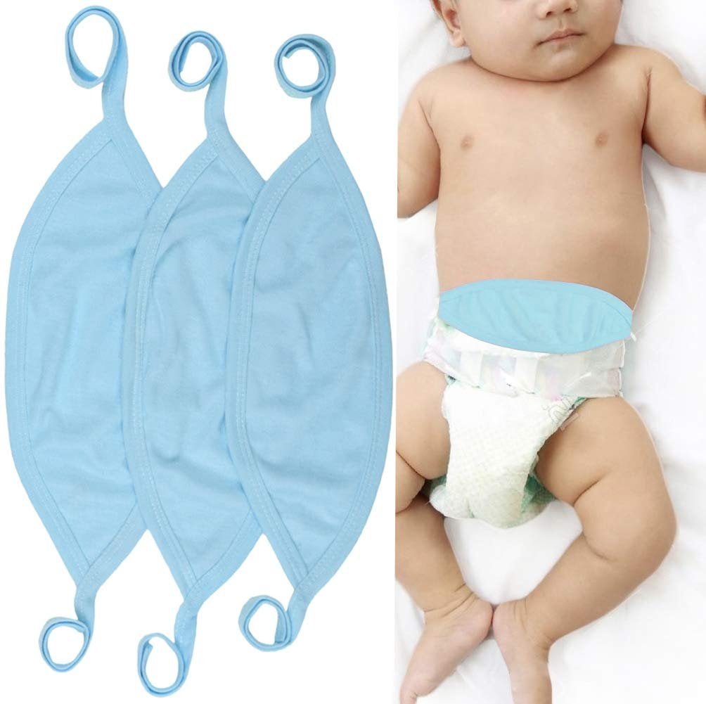 ToBeInStyle Newborn Babies' 3 Pack Ultra-Soft Cotton Baby Umbilical ...