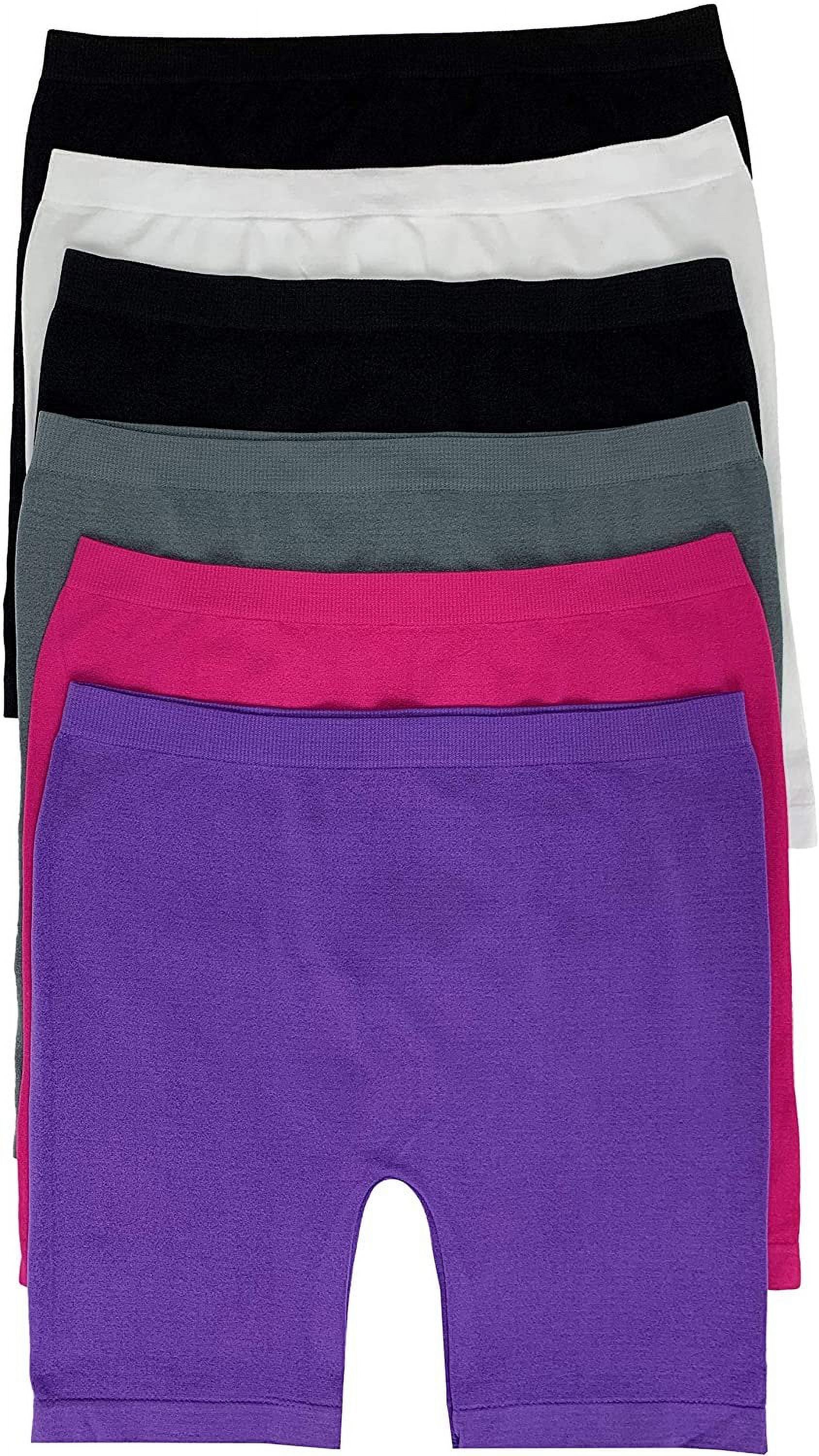 ToBeInStyle Women's 6 Pairs of Seamless Spandex Layering Under Skirts ...