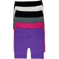 ToBeInStyle Women's 6 Pairs of Seamless Spandex Layering Under Skirts ...