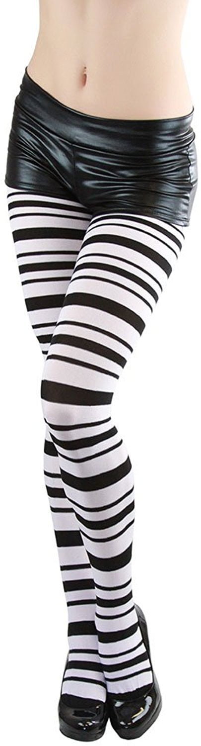 ToBeInStyle Women's Horizontal Alternating Narrow Thin Wide Striped ...