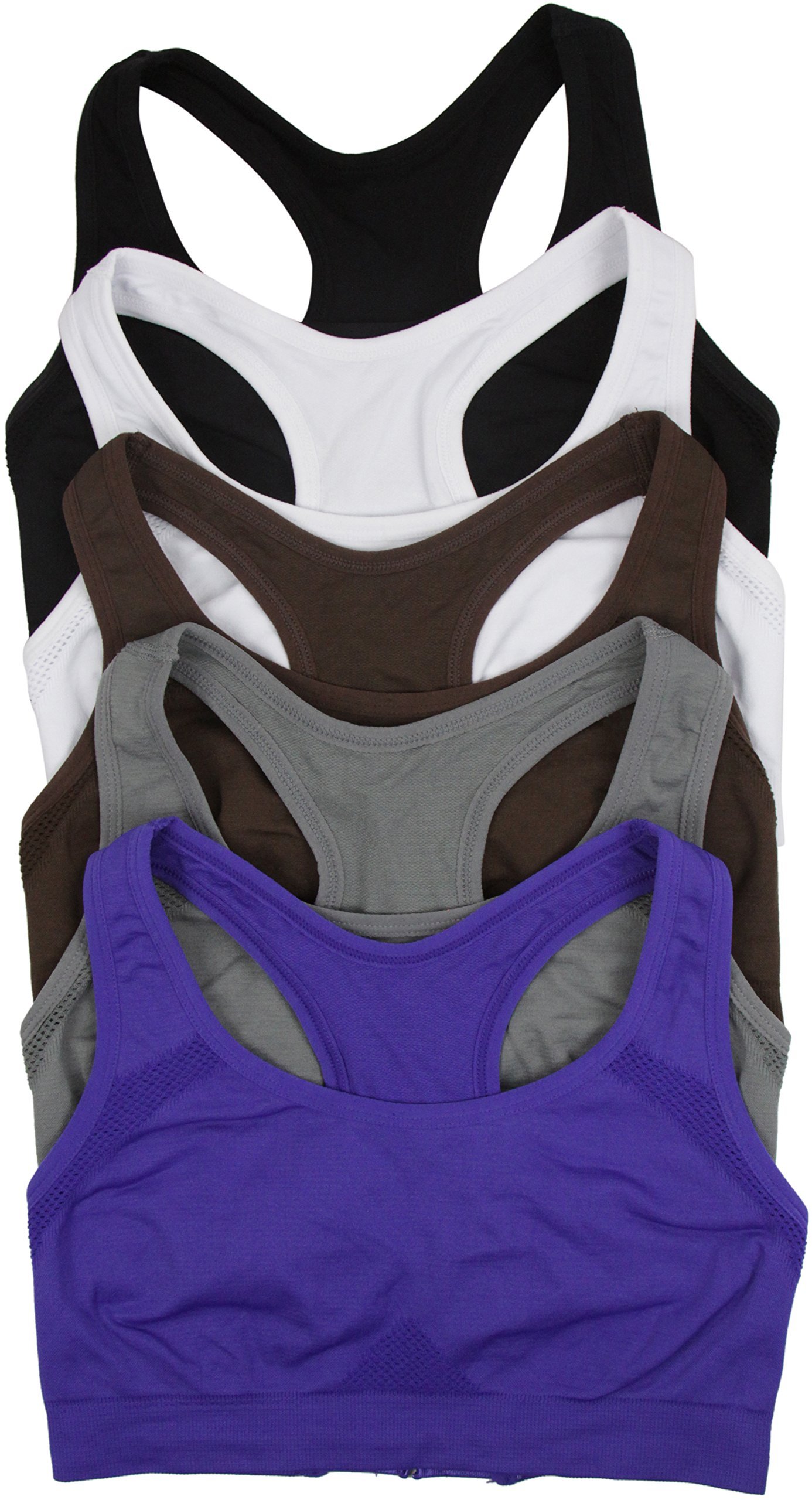 Fruit of the Loom Women's Front Close Racerback Sport Bra, Style FT390 ...