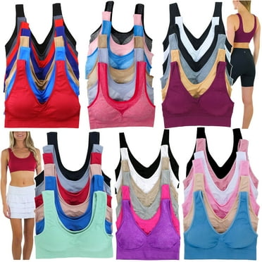 ToBeInStyle Women's Pack of 6 Lace Mystery Bras - Assorted Colors ...