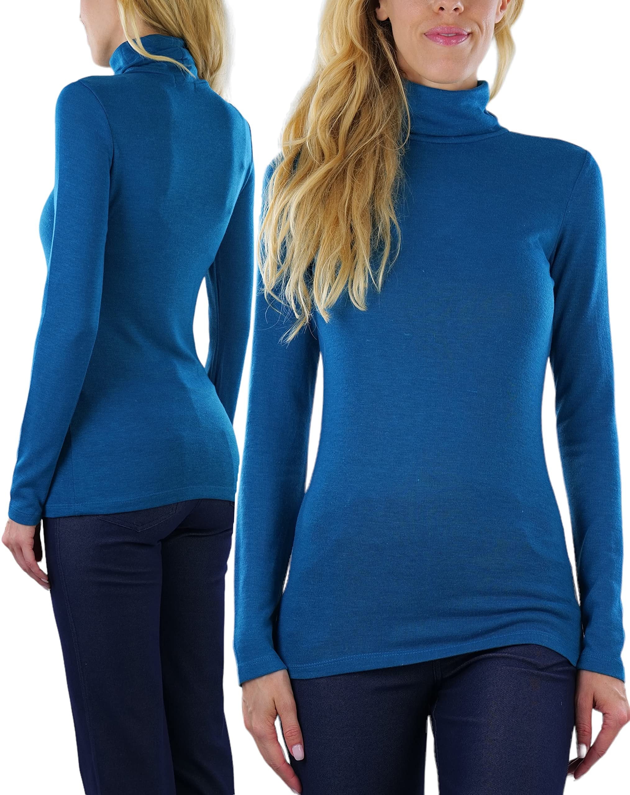 ToBeInStyle Women's Relaxed fit Long Sleeve Soft and Stretchy ...