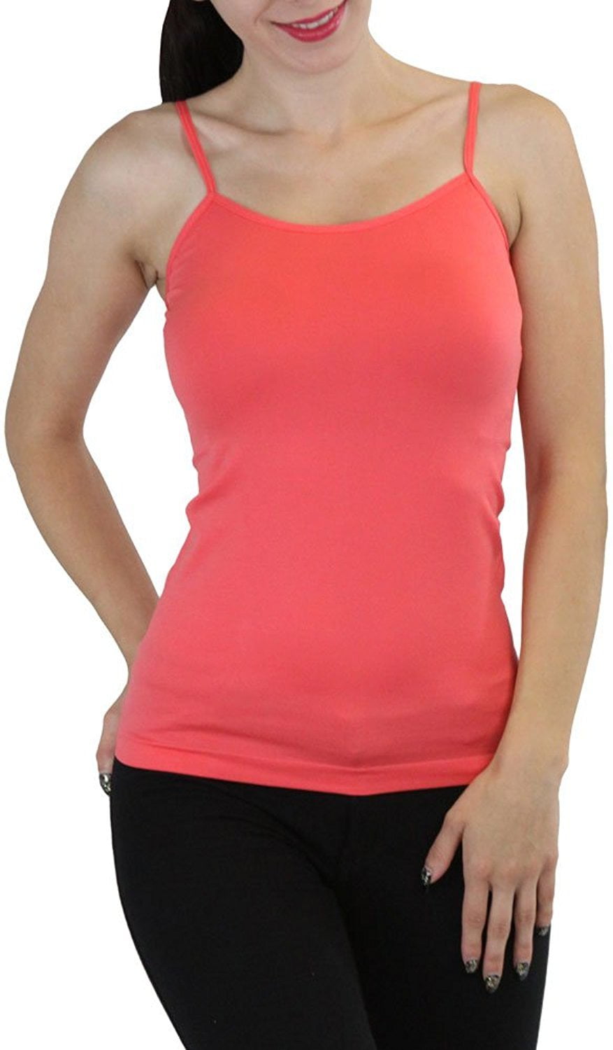 ToBeInStyle Women's Seamless Shaping Spaghetti Strap Camisole - Walmart.com