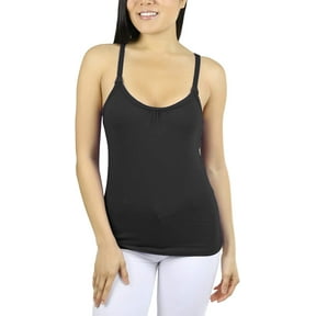 ToBeInStyle Women's Racerback Elastic Form Fitting Tank Top - Baby Blue ...