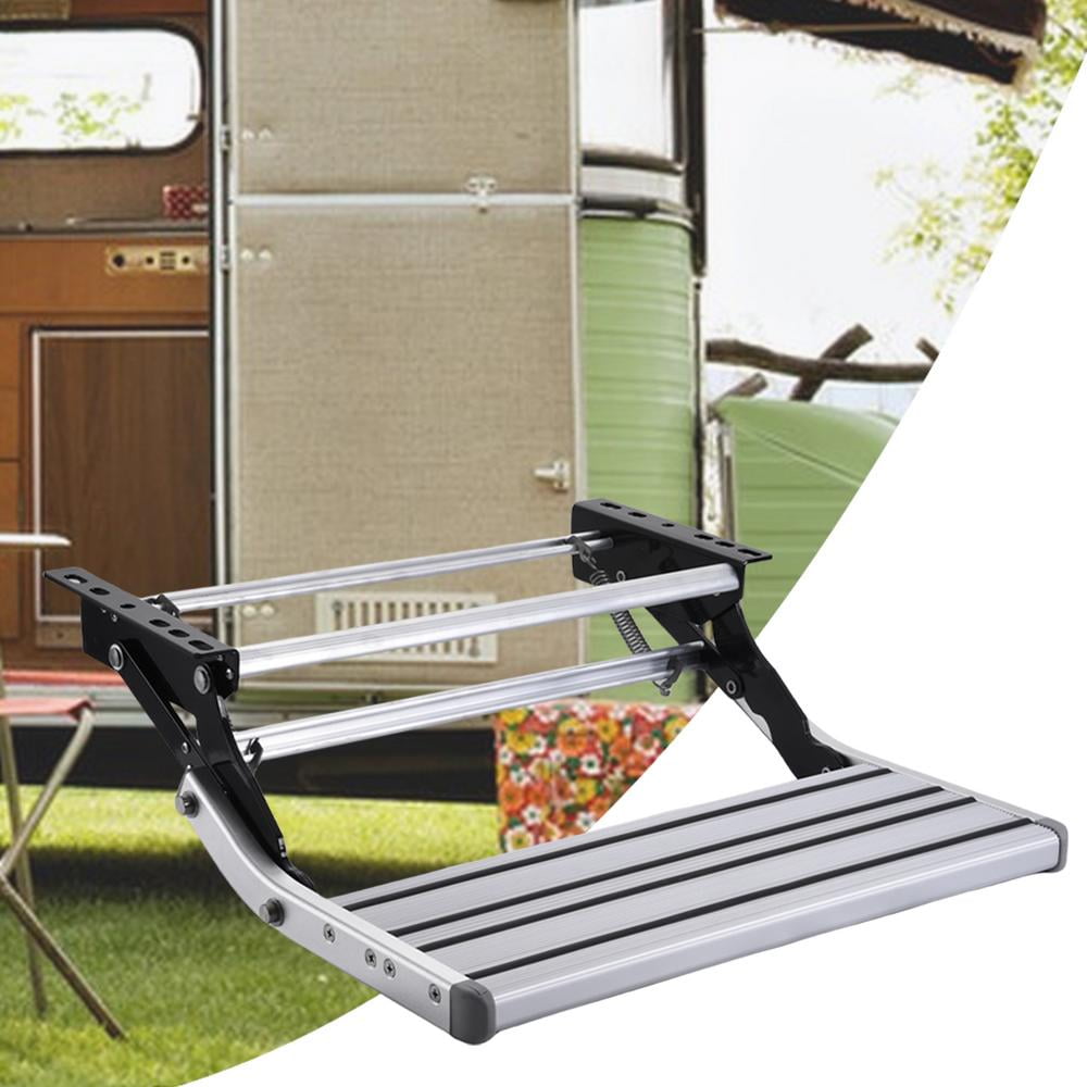 TOHU 19.72" RV Step Stool, RV Camper Steps Compact One-Hand Expand or ...