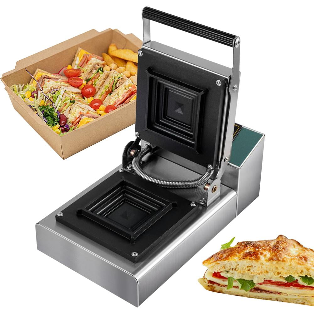 ToHu Breakfast Sandwich Maker 1000W Non-Stick Single Sandwich Toaster ...