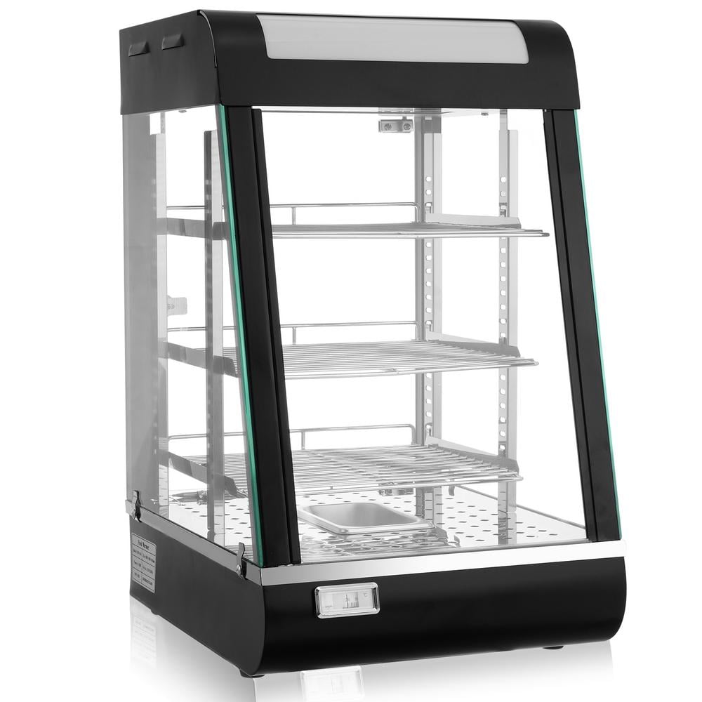 ToHu Commercial Food Warmer 110V Stainless Steel Cabinet 3-Shelf Hot ...