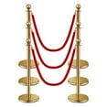 ToHu Gold Stanchions Stainless Steel Stanchion Post Queue Red Carpet ...