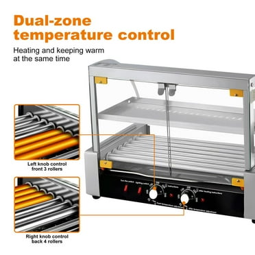 Free Shipping! PartyHut Electric Hotdog Grill Cooker & Rotating Roller ...