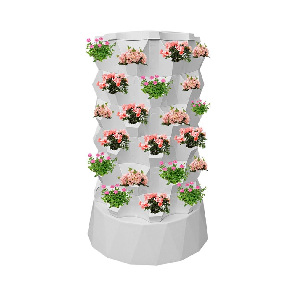 TOHU Indoor Hydroponic Tower 48 Slots Hydroponic Vegetable Tower ...