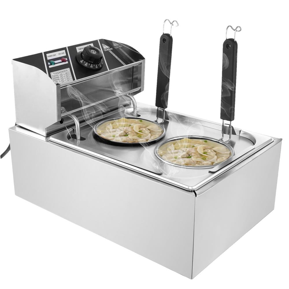 TOHU Noodle Cooking Machine 1500W Noodle Pasta Cooker Machine Two ...