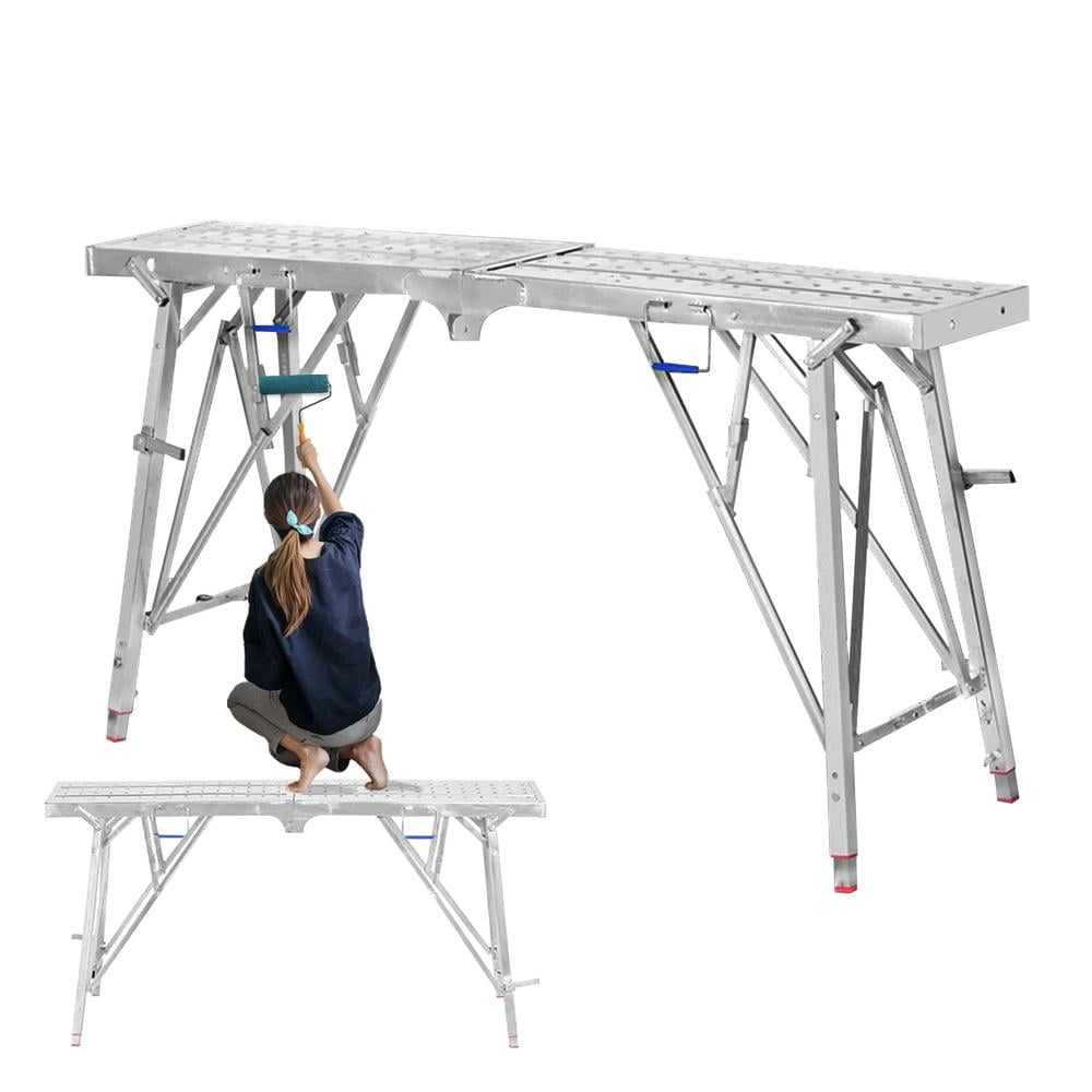TOHU Scaffolding Work Bench Adjustable Scaffold Folding Work Bench Work ...