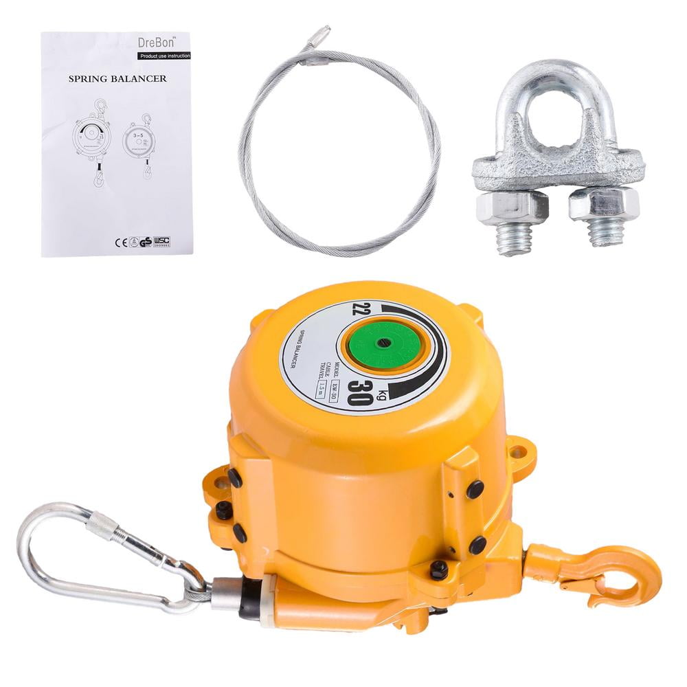 TOHU Spring Balancer, 48 lbs - 66 lbs Bearing Retractable Toola Fixture ...